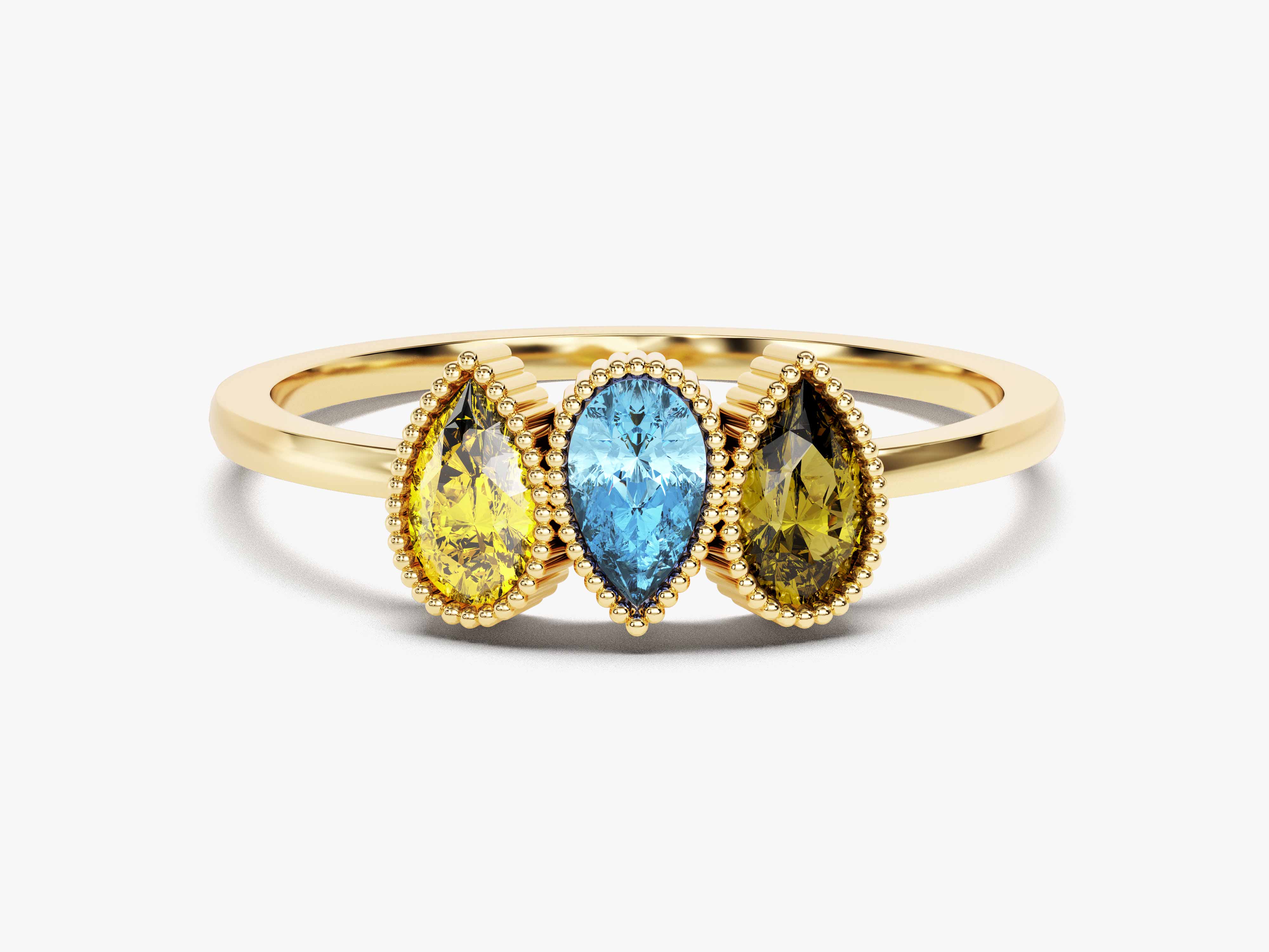 Pear Family Birthstone Ring – Juvalin
